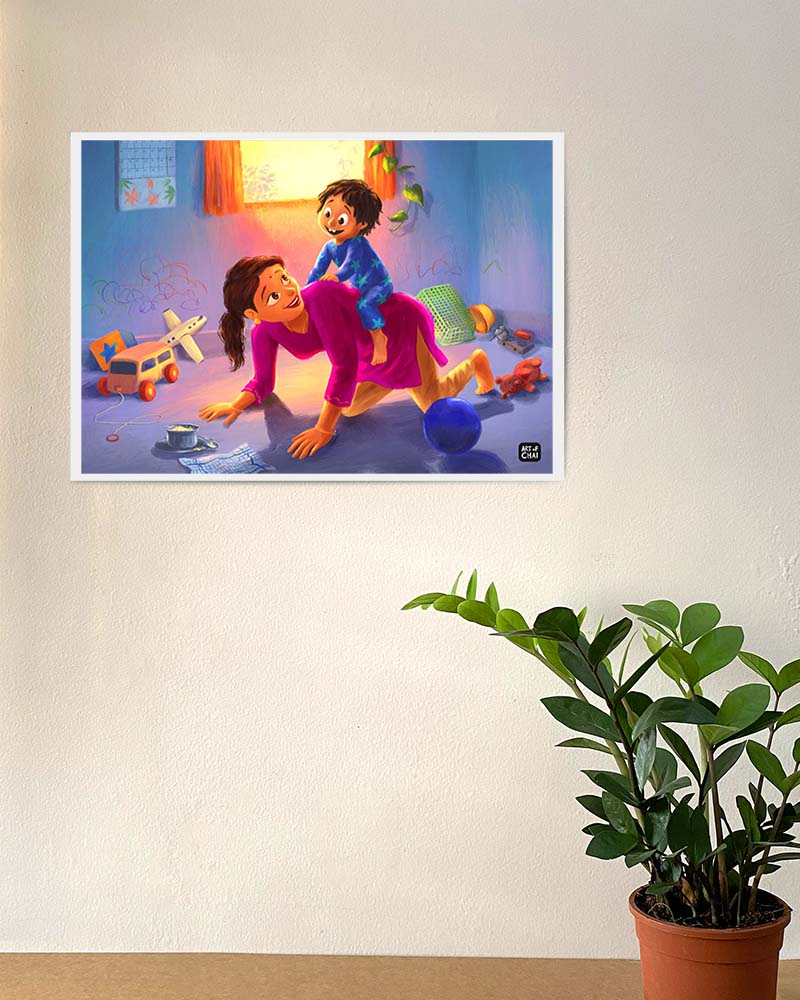 Ghoda Ghoda - Art Print – Ru&Chai