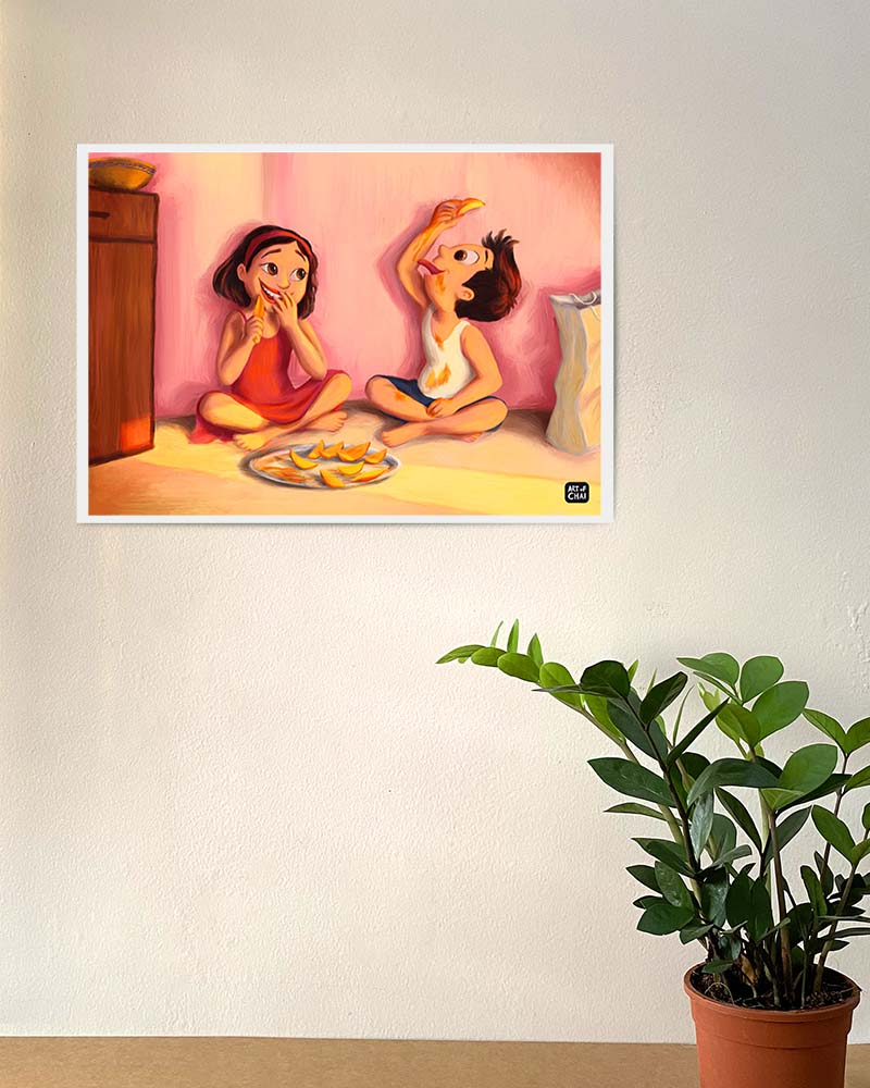 Messy Mango days- Art Print – Ru&Chai