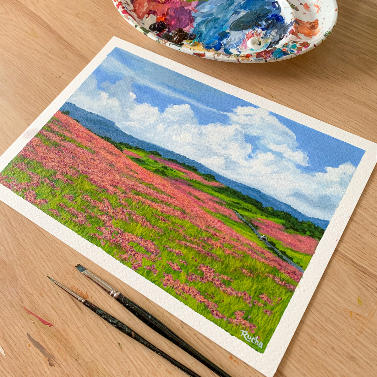 Kaas Plateau - Painting – Ru&Chai